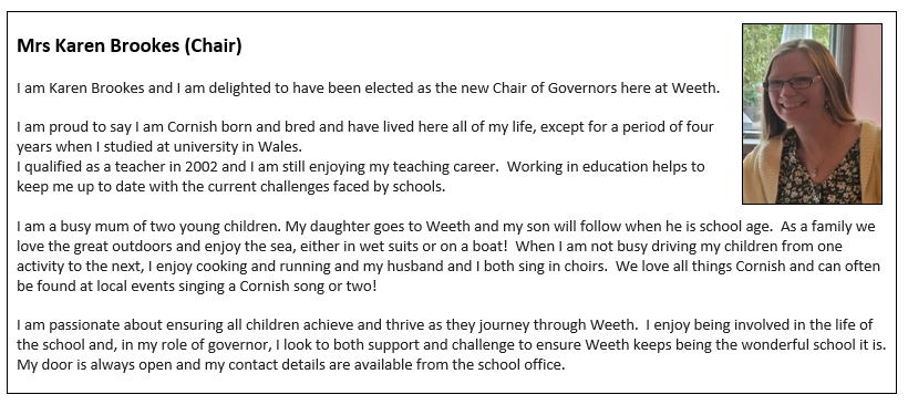 School Governors - Weeth School