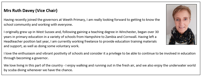 School Governors - Weeth School